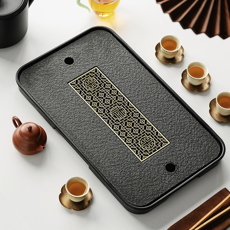 Wujin Porcelain Stone Tea Tray Household Tea Set Tea Table Water ...