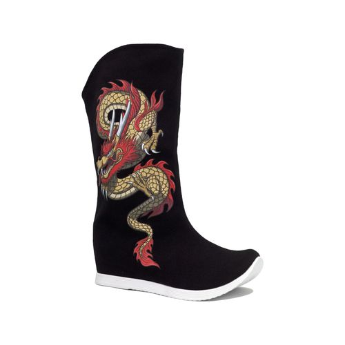 Men's Chinese Hanfu boots ancient style martial arts shoes Han Tang ...