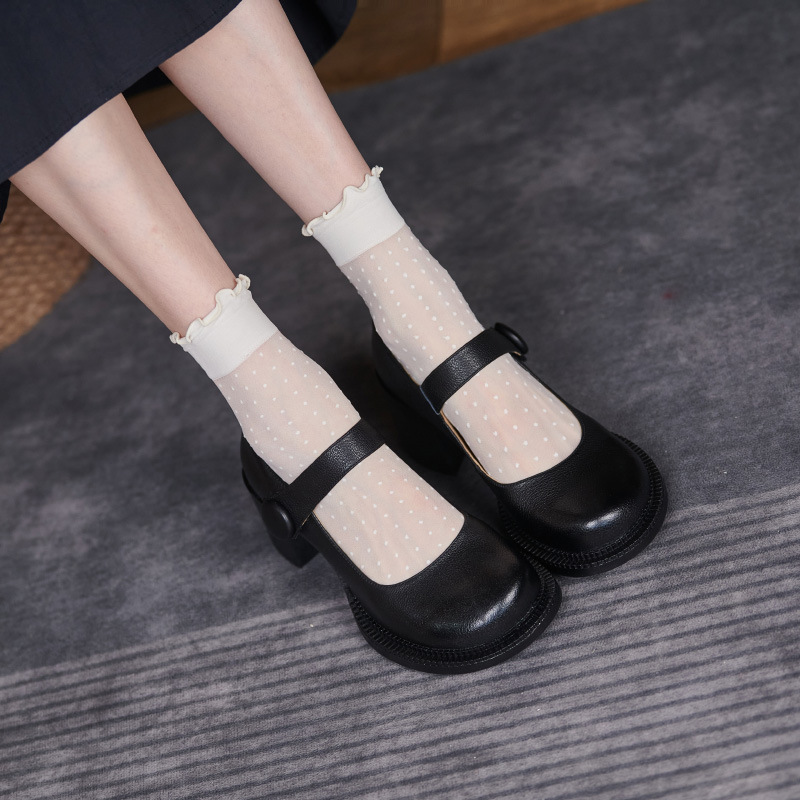 Chiko Christabel Square Toe Block Heels Pumps