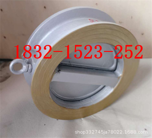 DH77X/H76X-16P不锈钢双瓣式橡胶软密封对夹蝶形止回阀单向逆止阀-阿里巴巴