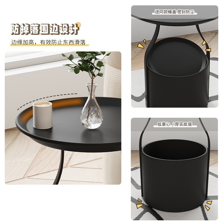 Sofa Side Table Removable Coffee Table Storage Rack Modern Simple ...