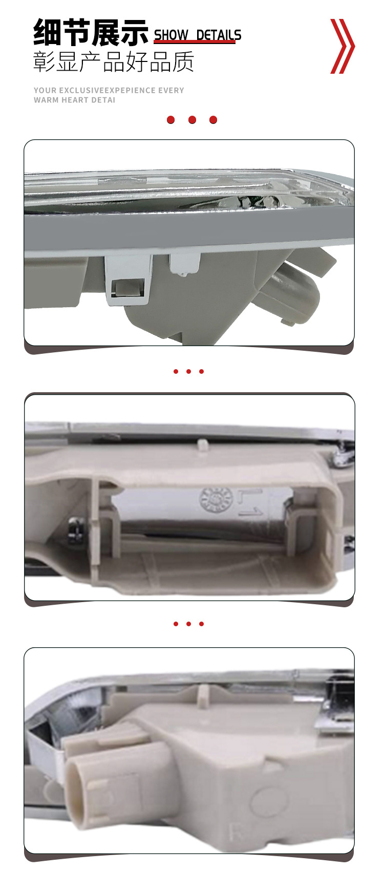 适用于宝马5系F18叶子板灯侧边灯警示灯63137154169 63137154167-阿里巴巴