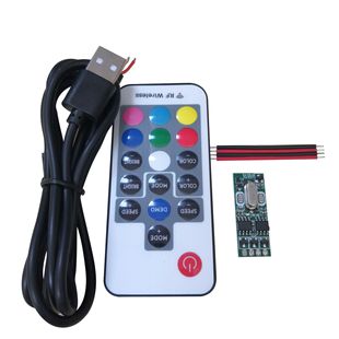 17键RGB控制器模块PCBA RF无线射频遥控器LED灯带灯条接收板模块-阿里巴巴