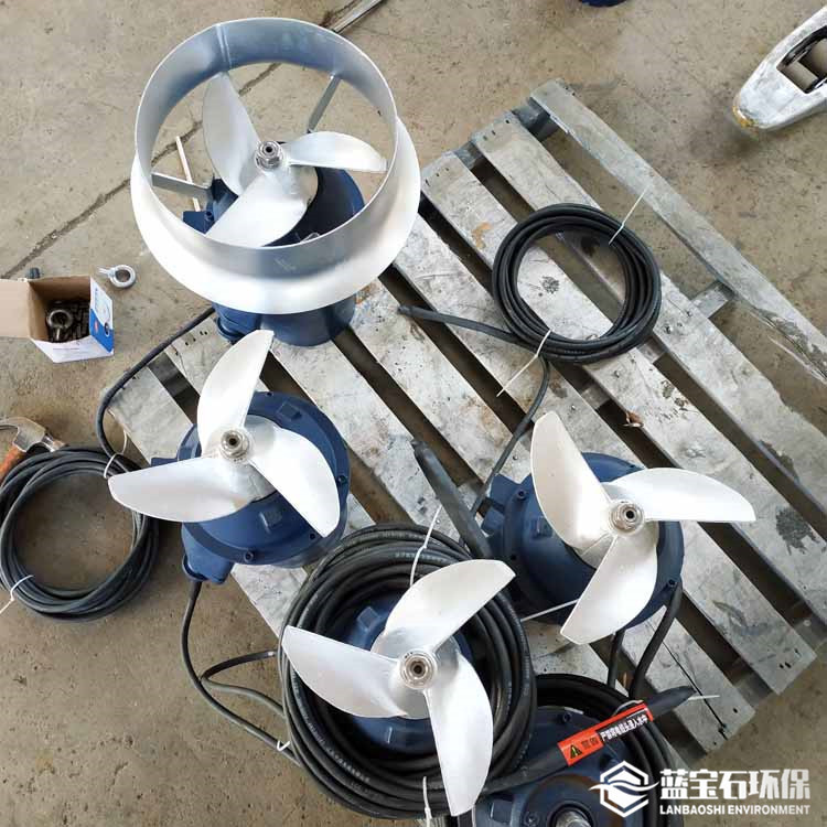 潜水搅拌推流器 污水搅拌机2.2kw 蓝宝石QJB2.2/8-320/3-740C-阿里巴巴