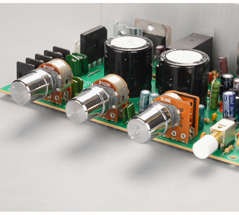 新款DX-7293 正品TDA7293 2.0 100W+100W低音增强 大功率功放板-阿里巴巴