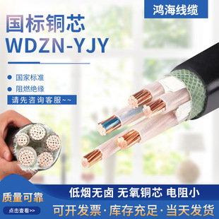 国标铜芯WDZN-YJV低烟无卤阻燃耐火电缆2芯3芯4芯无氧铜电缆线-阿里巴巴