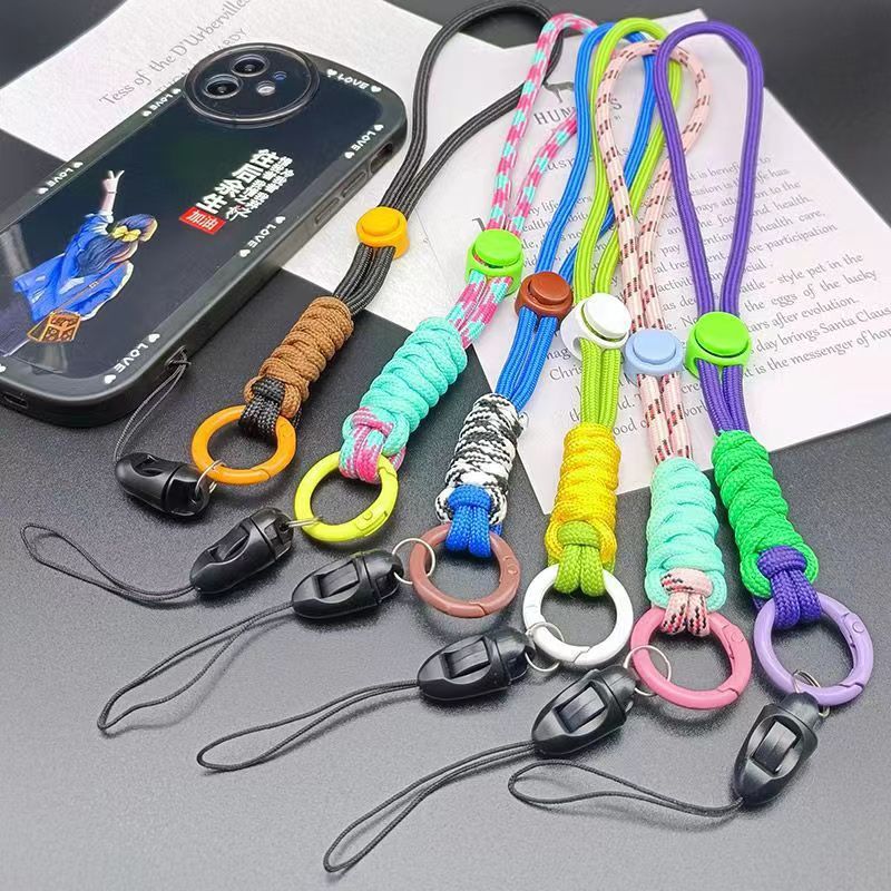 拼色打结手机挂绳手机壳钥匙圈可拆防丢吊绳创意短款编织挂绳-阿里巴巴