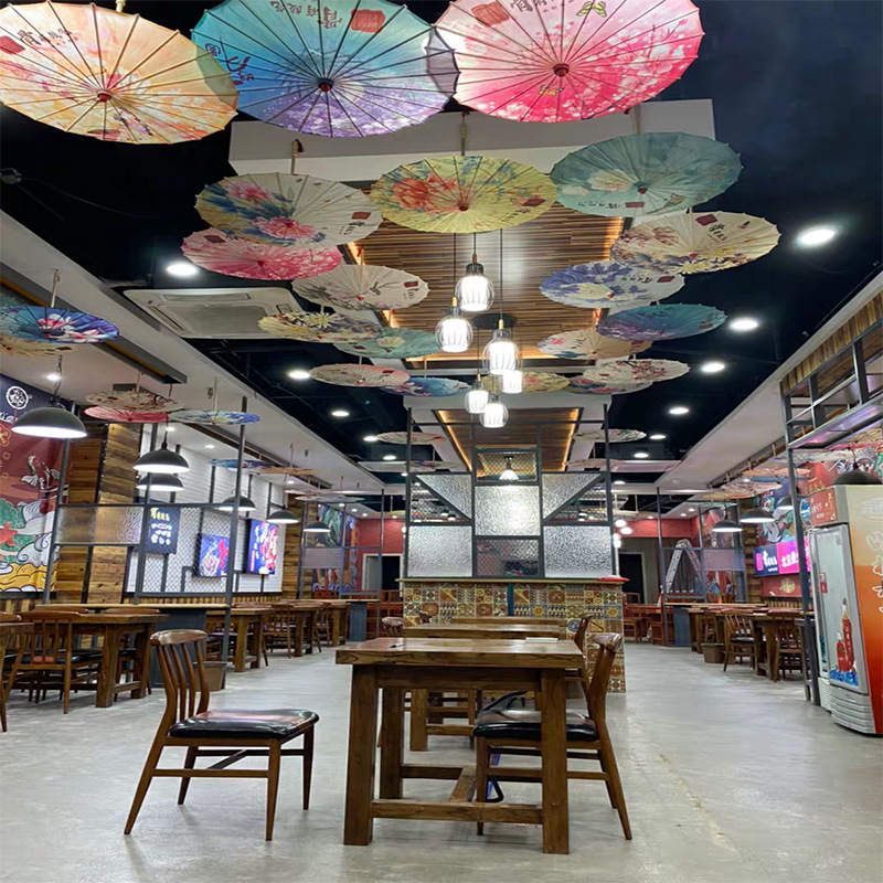 Wholesale direct selling antique oil paper umbrella indoor and outdoor ...