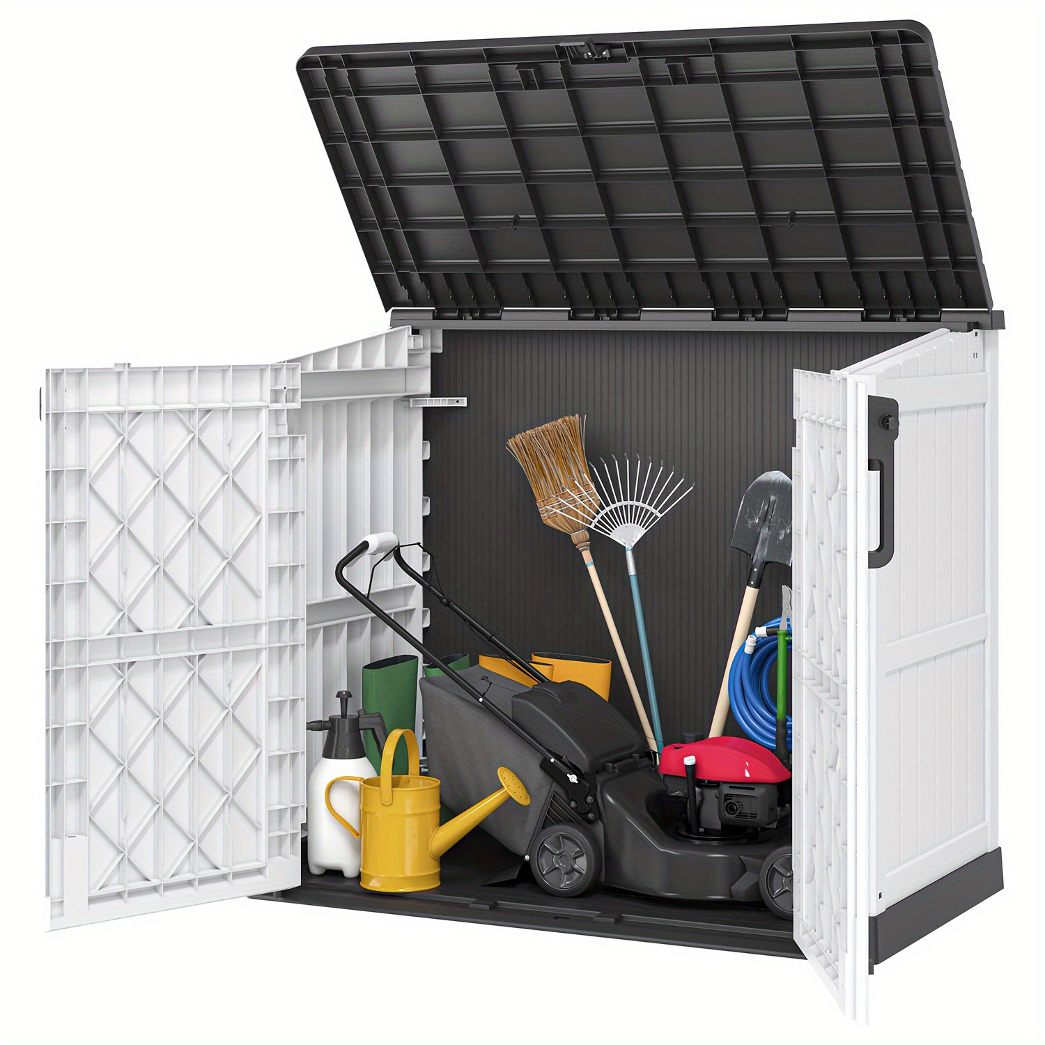 Outdoor Horizontal Resin Storage Shed 35 Cubic Feet-阿里巴巴