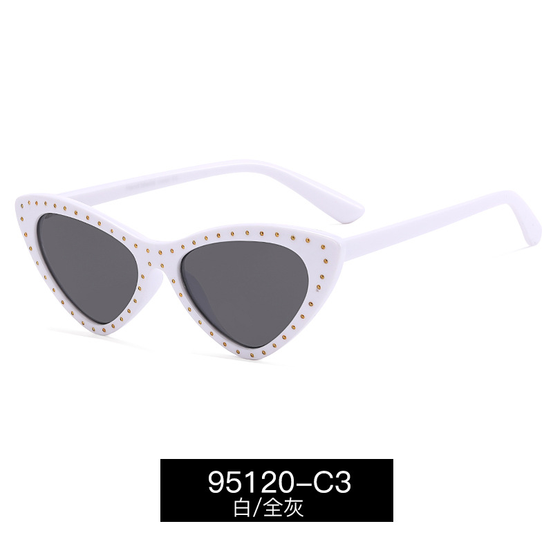 95120 European and American fashion triangle small frame sunglasses ...