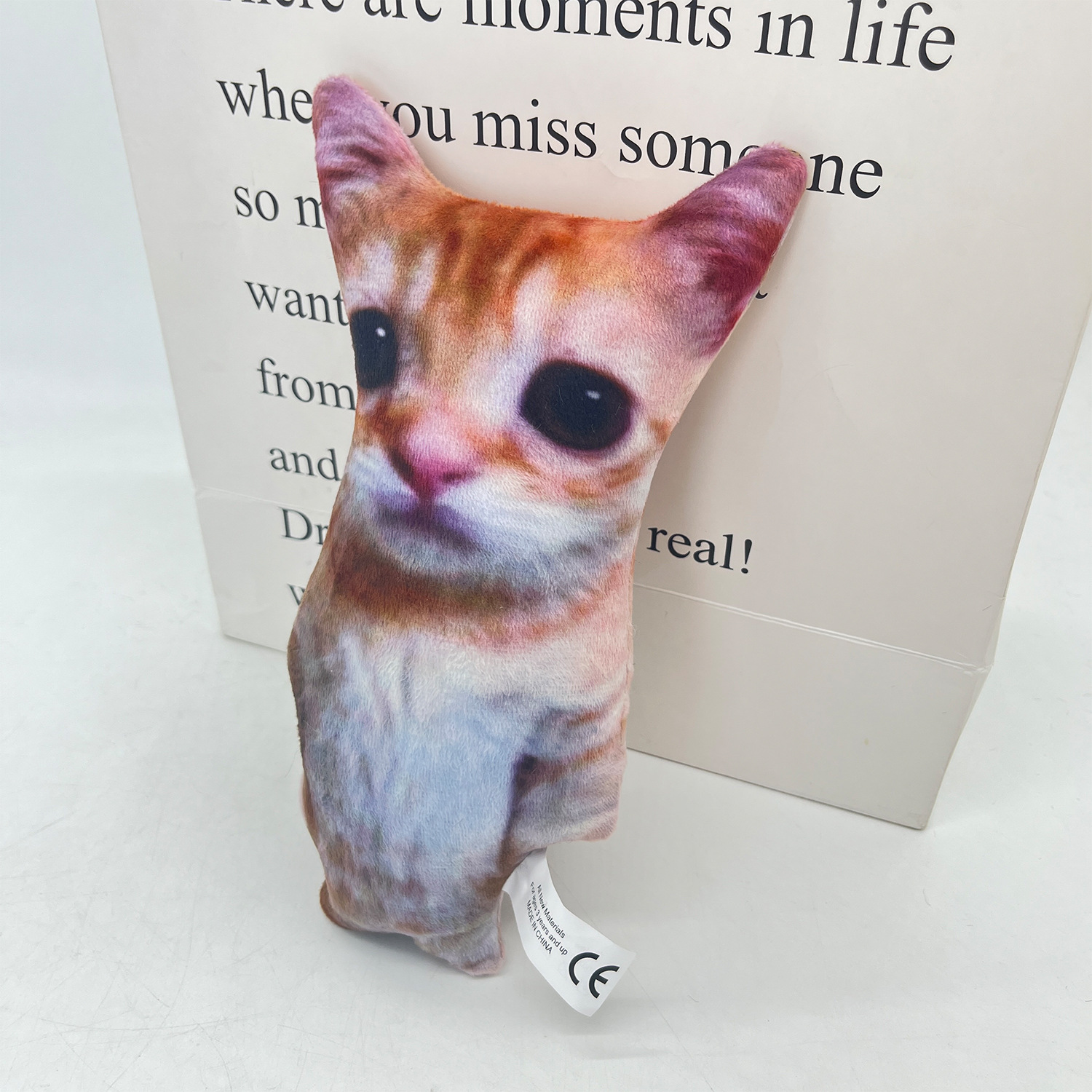 跨境新品el gato cat plush 仿真网红纸艺猫咪毛绒玩偶公仔-阿里巴巴