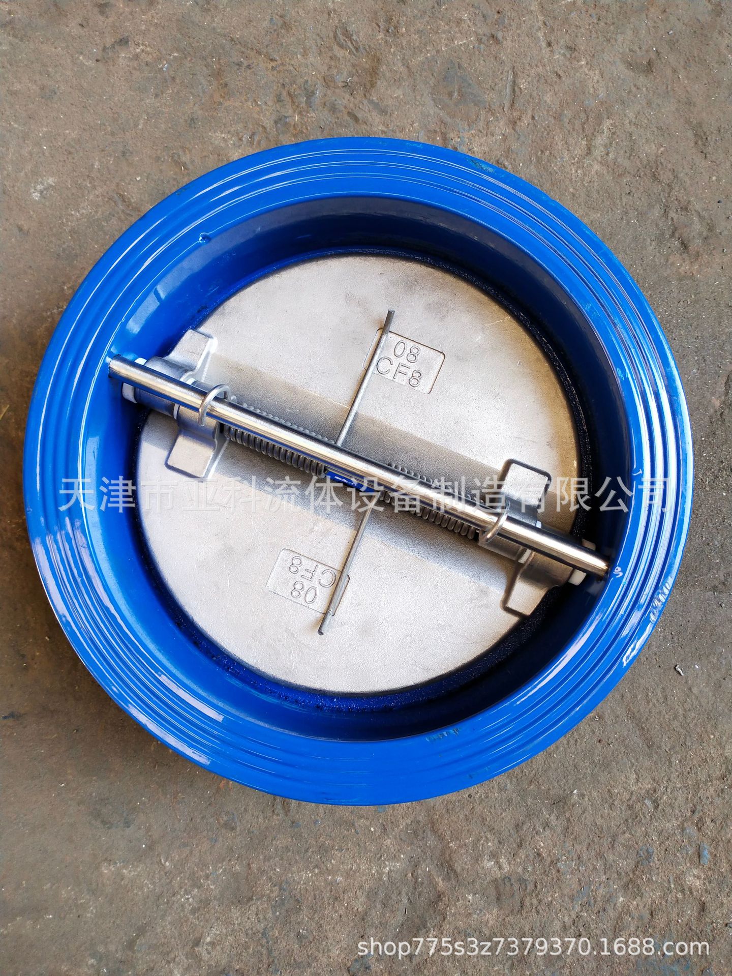 DH77X-10Q 球墨铸铁双瓣对夹蝶式止回阀 H76X对夹止回阀-阿里巴巴