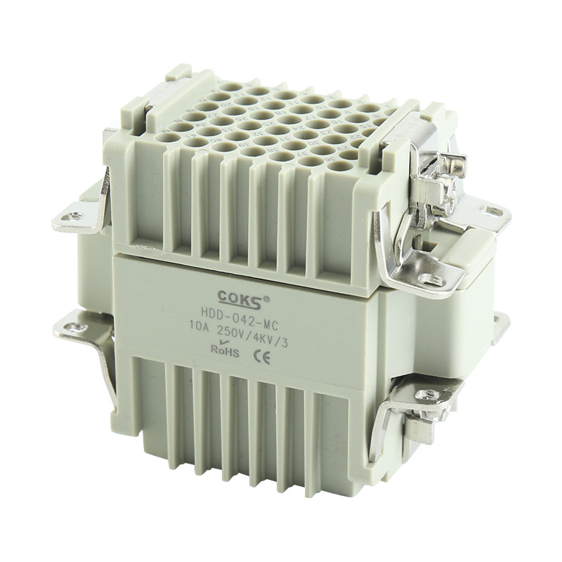 工厂供应COKS航空插头冷压插针HDD-042MC矩形插座重载连接器-阿里巴巴