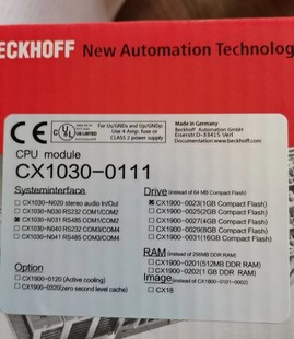 BECKHOFF? ?全新原装倍福? ?CX1030-0111现货实拍议价-阿里巴巴