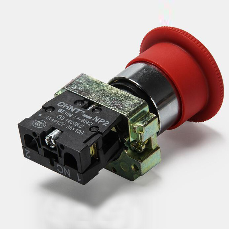 CHNT正泰红色蘑菇头紧急急停按钮开关NP2-BS542一常闭22MM开孔-阿里巴巴