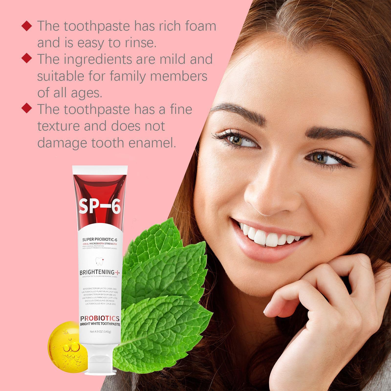 Sp6 Probiotic Toothpaste Whitening, Sp6 益生菌美白牙膏-阿里巴巴