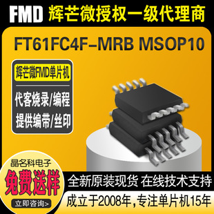 辉芒微单片机FT61FC4F-MRB封装MSOP10原装正品FMD芯片IC代烧录MCU-阿里巴巴