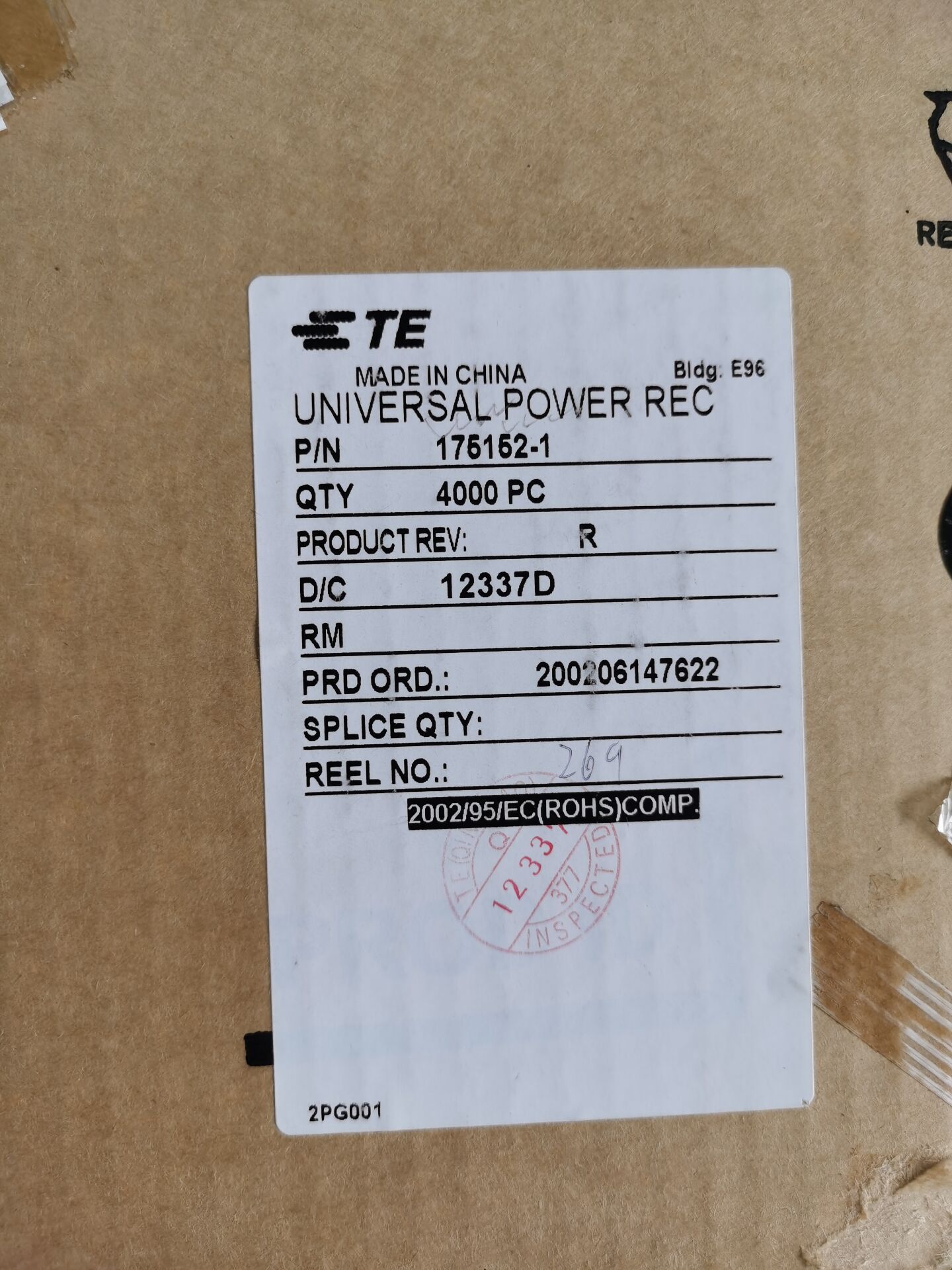 一个起拍现货供应 TE 175152-1 端子-阿里巴巴