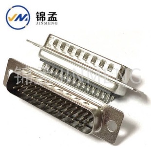 DB-44P公头 D-SUB插头 DB-44P针 黑胶 传统 三排44芯接头 焊线式-阿里巴巴