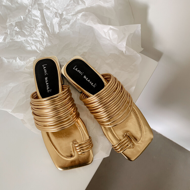 CHIKO Kaylea Open Toe Block Heels Slides Sandals