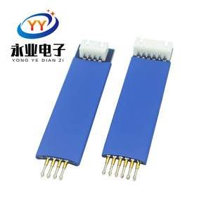 2.54mm 4P/6P STM32烧写探针模块 烧录STM8弹簧针-阿里巴巴