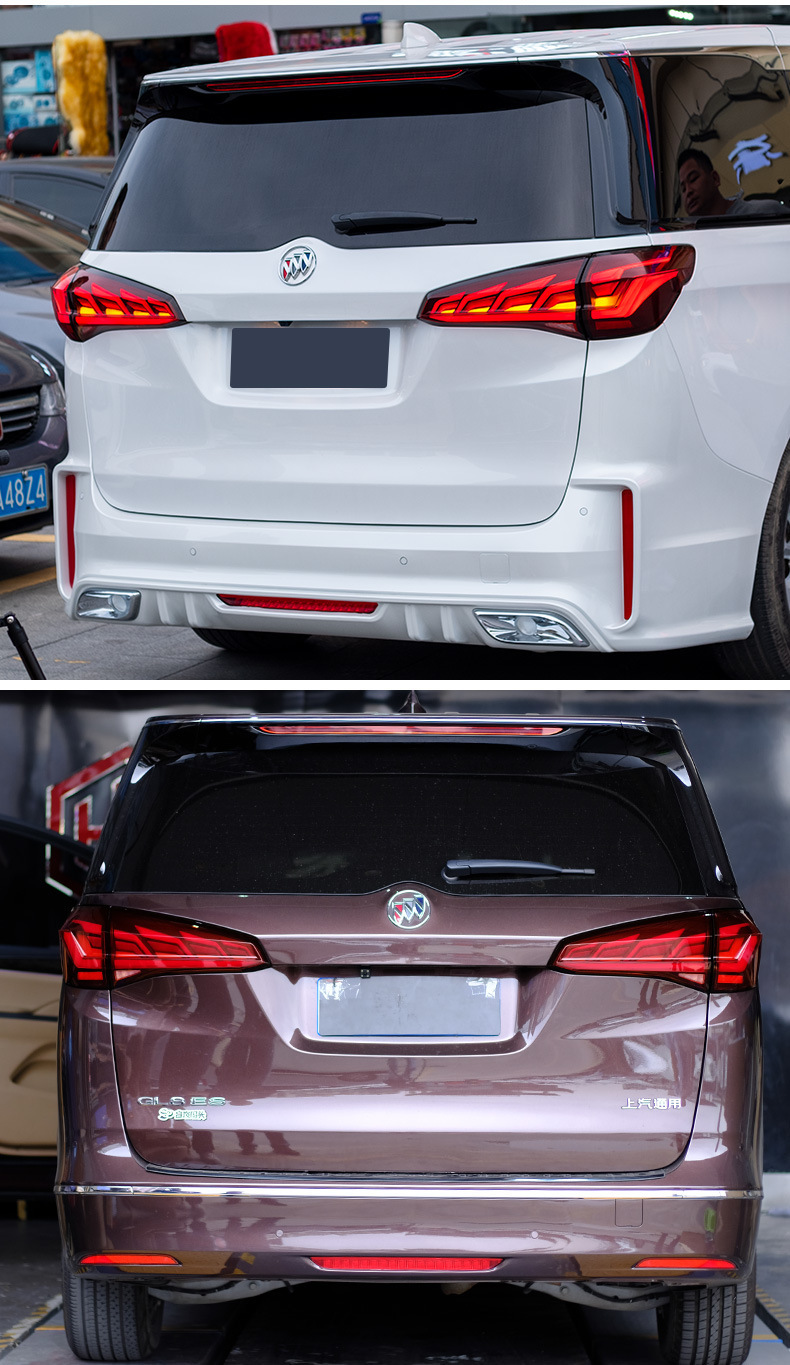 适用于17-19别克GL8尾灯改装led流光尾灯总成GL8ES流光转向刹车灯-阿里巴巴