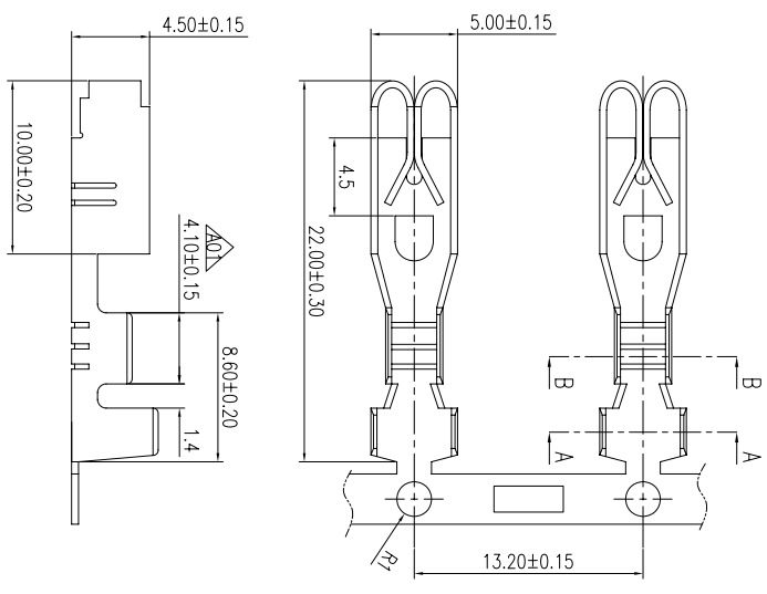 厂家供应 BX2091C连带端子 横连插簧 摩托车接插件 汽车插簧-阿里巴巴