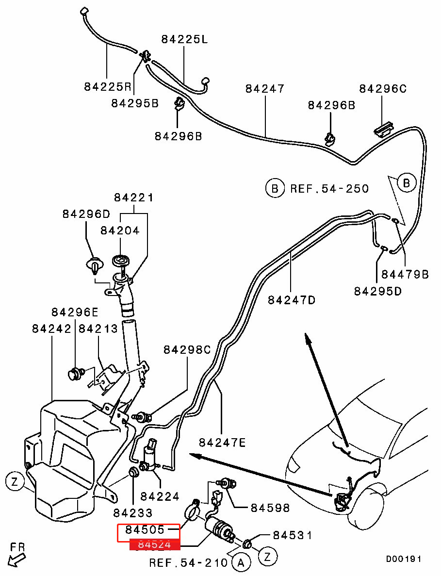 GAK 品牌汽车配件大灯清洗器电机OE 8264A022-阿里巴巴