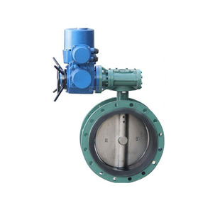 304不锈钢板电动法兰蝶阀D941X-16P-400 三偏心电动法兰碟阀X20-阿里巴巴