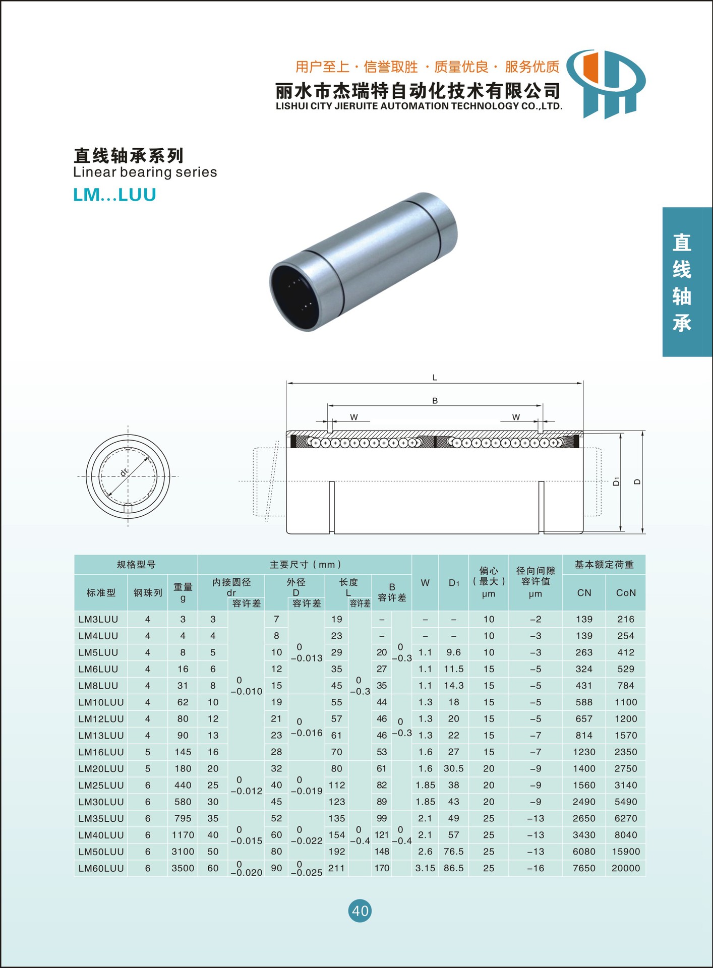 直线运动轴承LM3 4 5 6 8 10 12 13 16 20 25 30 35 40 50 60UU-阿里巴巴
