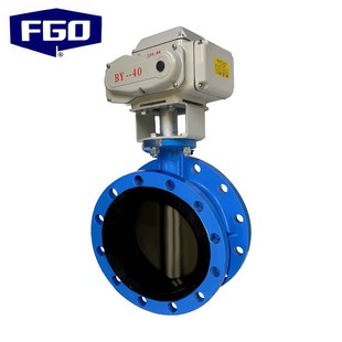 FGO 电动偏心软密封蝶阀 碳钢/铸铁 380V/220V开关型 D942X-16Q/C-阿里巴巴