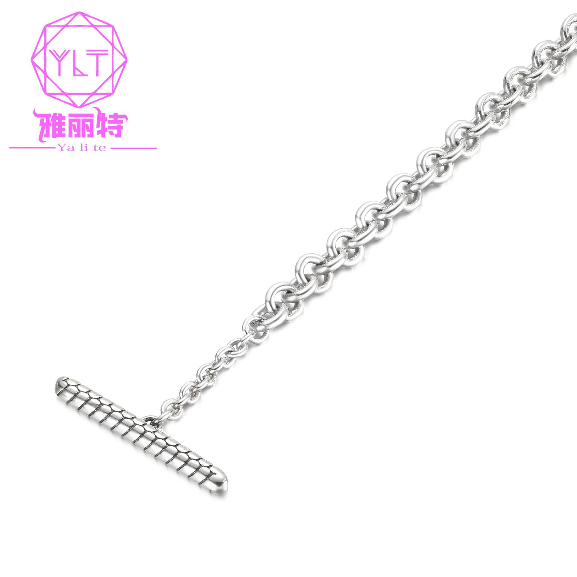 雅丽特 潘家s925 银珠子 Moments O 型吊坠T字扣项链391157C00-阿里巴巴