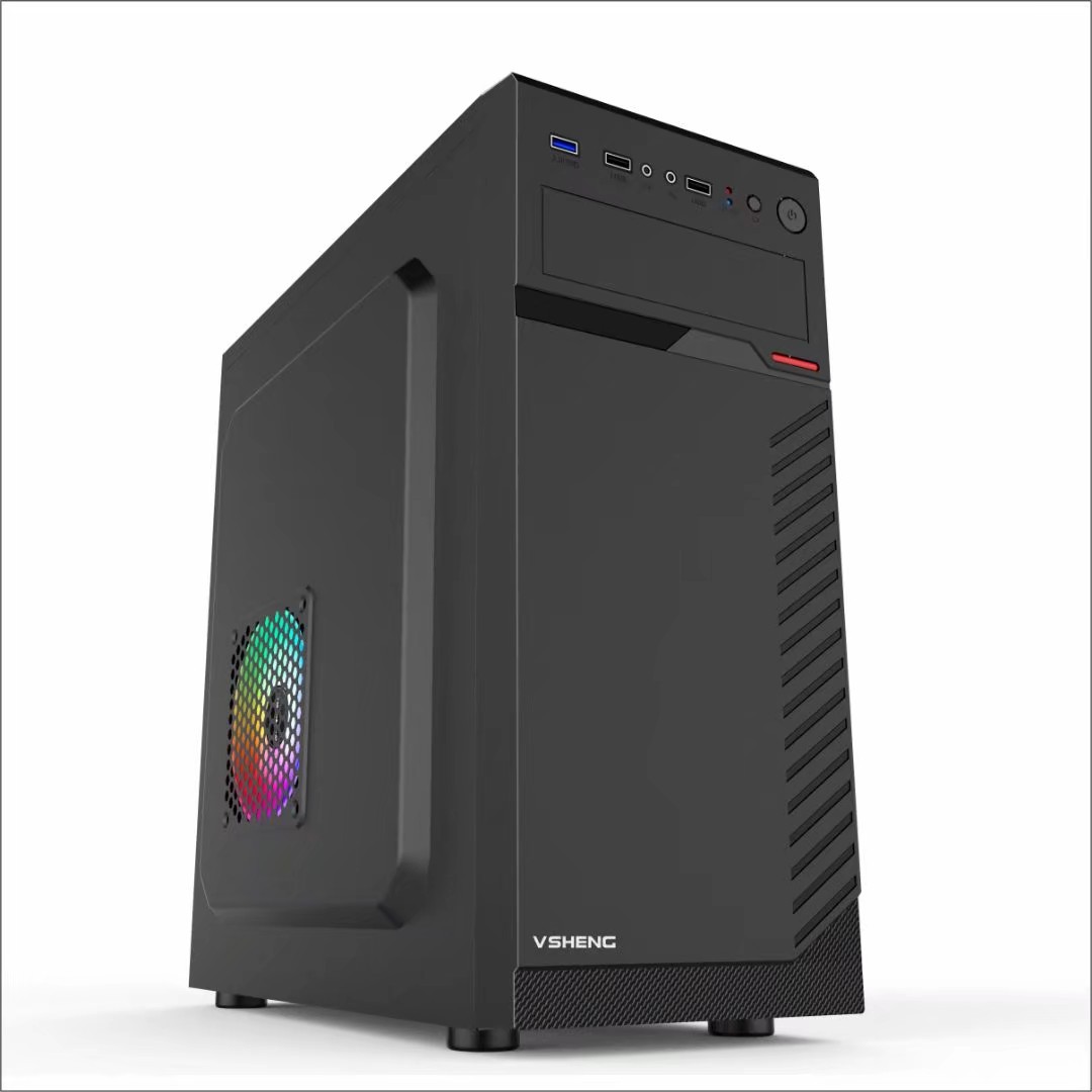 VSHENG威盛台式电脑机箱 五金结构好 装机方便 办公首选-阿里巴巴
