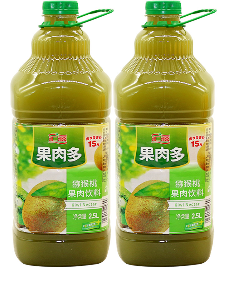 汇源果益多果汁大桶2.5L*6瓶饮料整箱一橙汁猕猴桃汁桃汁混合口味-阿里巴巴