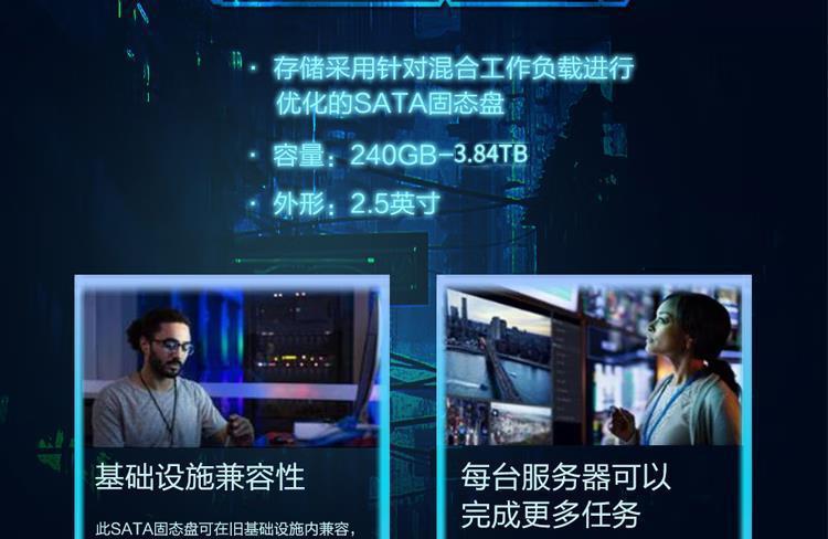适用SATA 英特尔 S4620 240G/480G/960G/1.92T/3.84T 企业级 SSD-阿里巴巴