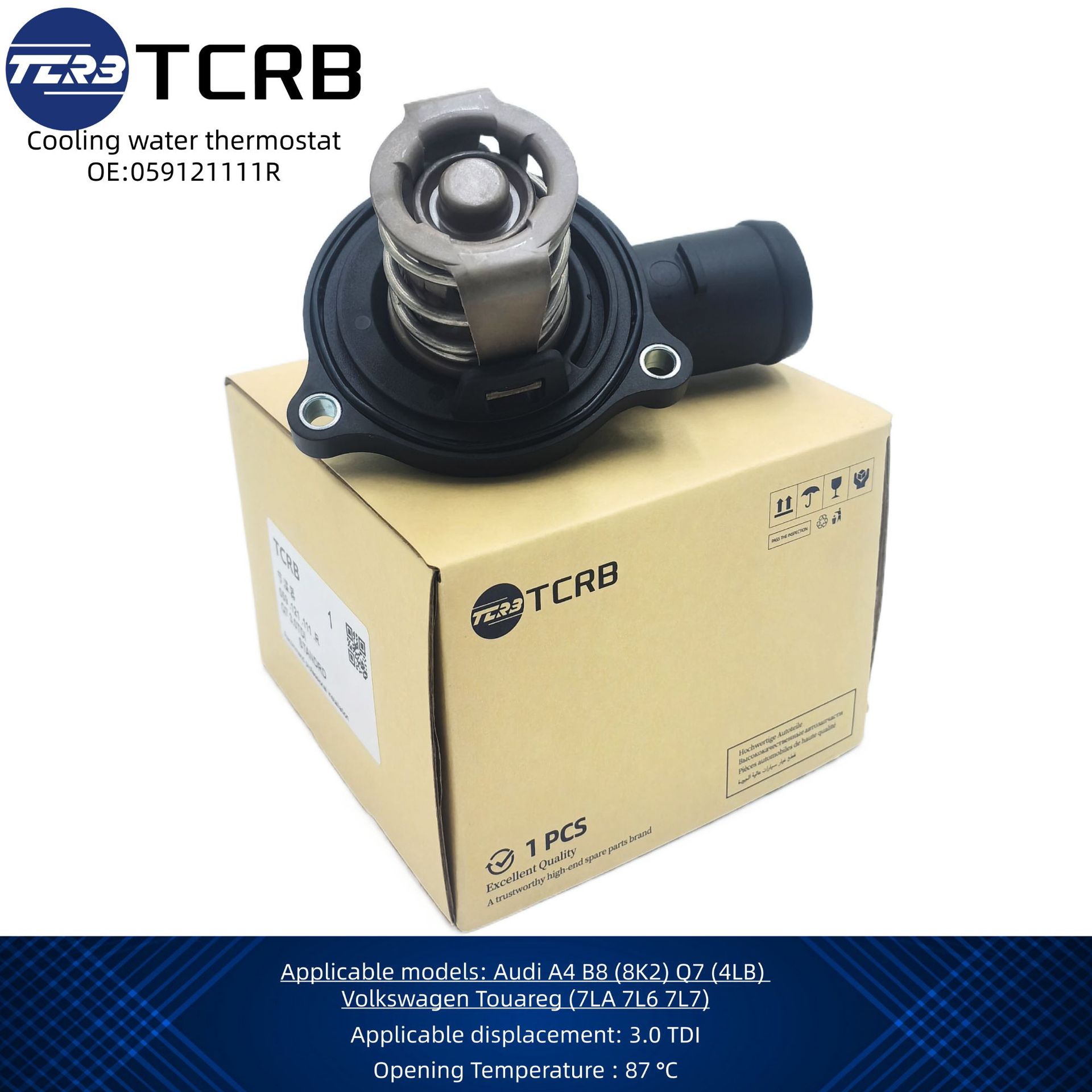 059121111R TCRB适用于大众途锐奥迪Q7恒温器 汽车节温器总成-阿里巴巴