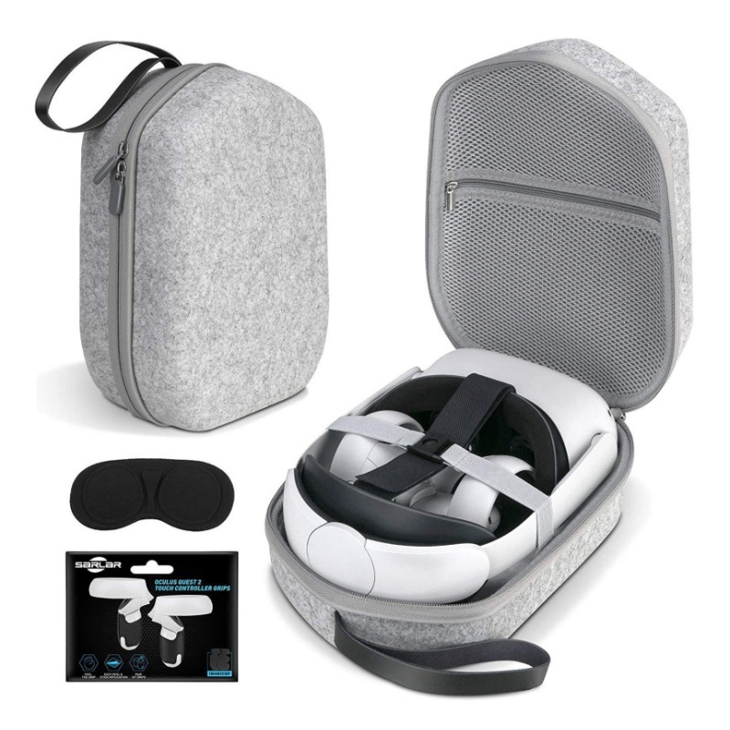 Oculus Quest 2 眼镜收纳包 VR Q3眼镜手提包保护盒Meta Quest 3-阿里巴巴