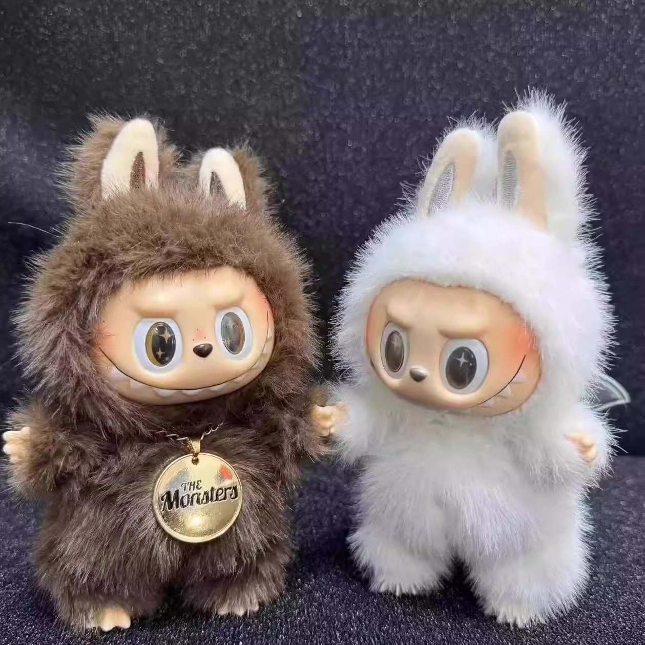 大天使拉布布现货Labubu大首领盲盒手办公仔一代搪胶毛绒挂件甜心-阿里巴巴