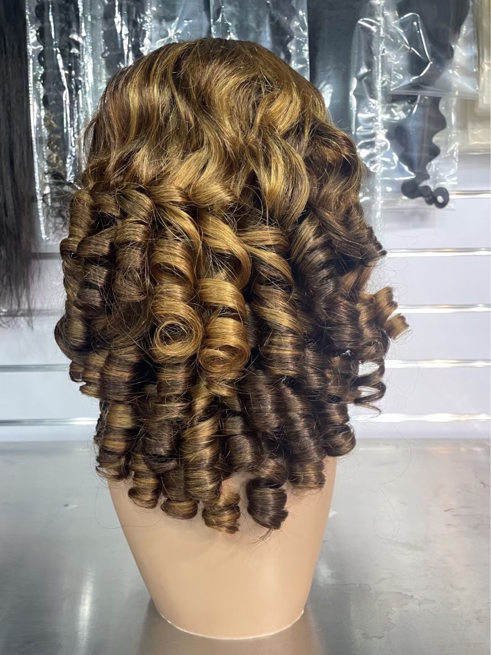 跨境13x4 fumi wig double drawn quality wig high quality短发-阿里巴巴