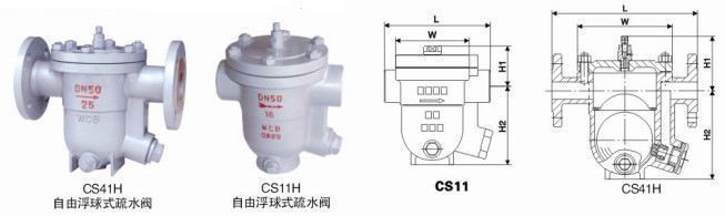 CS41H-16C法兰自由浮球式蒸汽疏水阀 铸钢自由浮球式蒸汽疏水阀-阿里巴巴