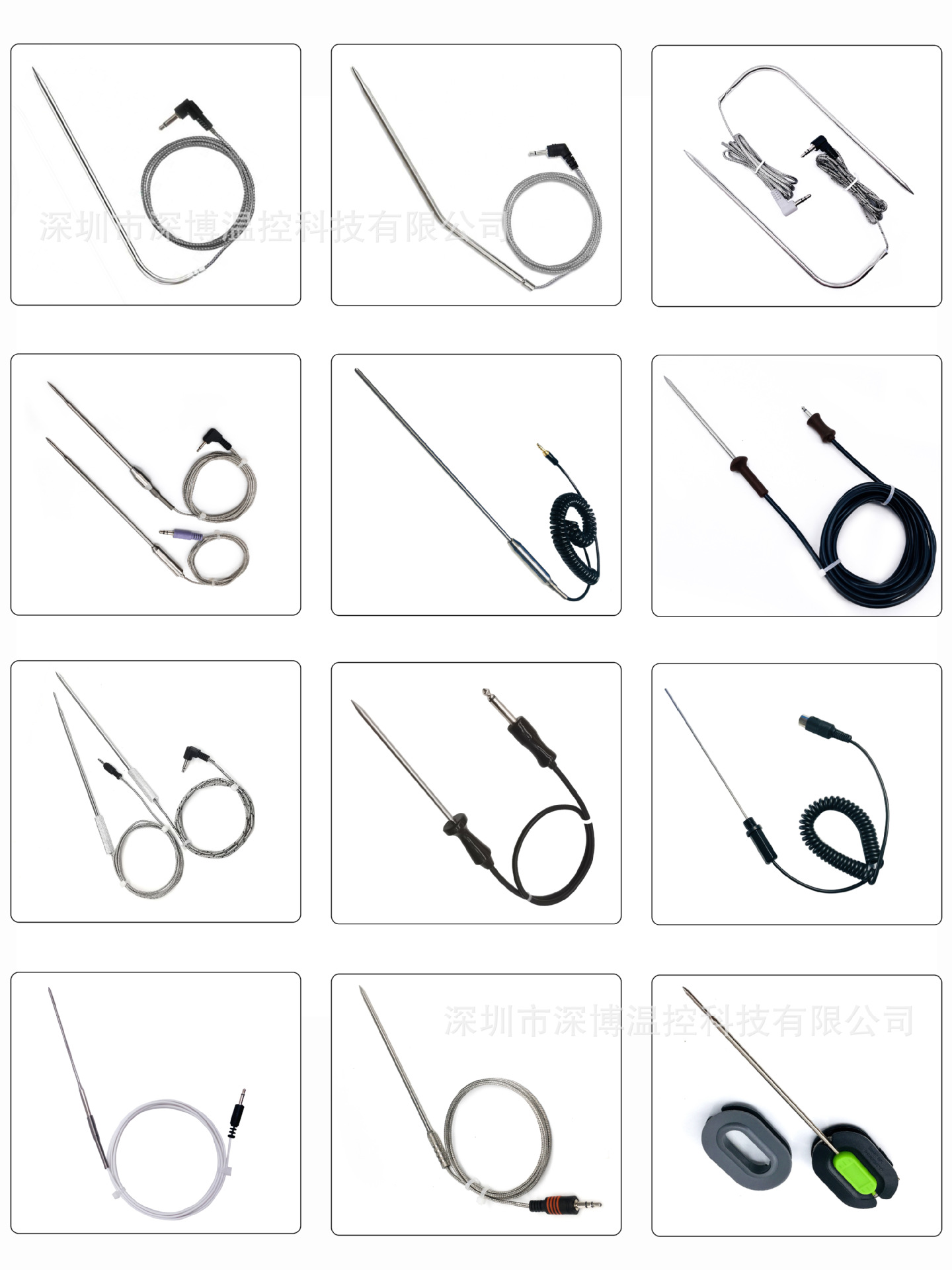 BBQ烧烤探针NTC探头热敏电阻380度钢网线温度传感器生产厂家批发-阿里巴巴