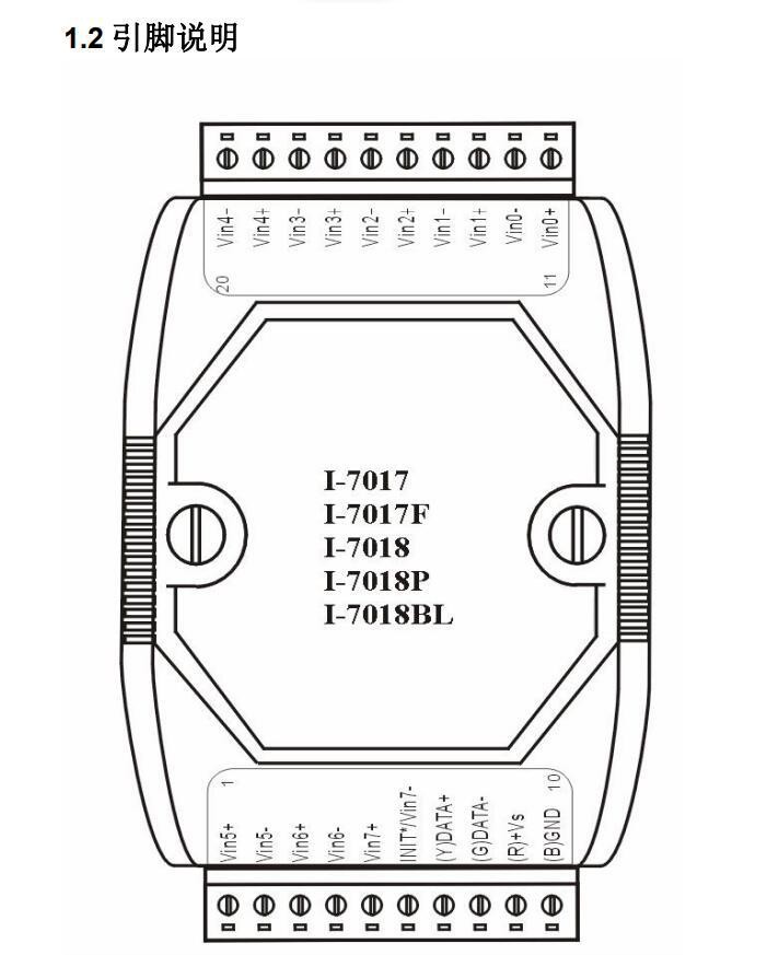 台湾 泓格 I-7018 8路热电偶输入模块-阿里巴巴