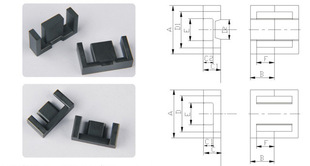 供应EFD25磁芯 正品PC44铁氧体磁芯 配套骨架-阿里巴巴