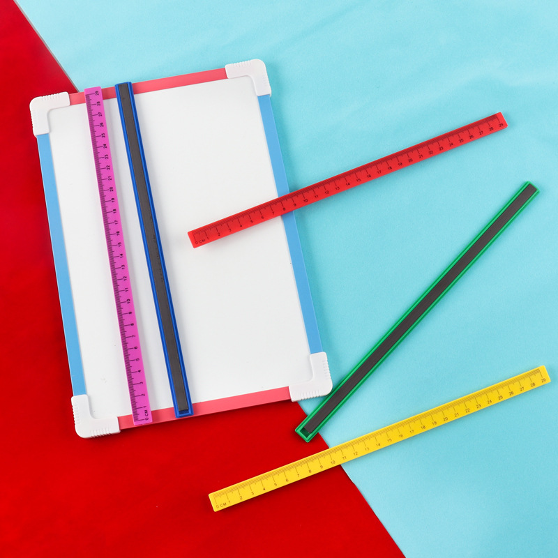 Factory wholesale plastic magnetic scale magnetic scale long ruler 29cm ...