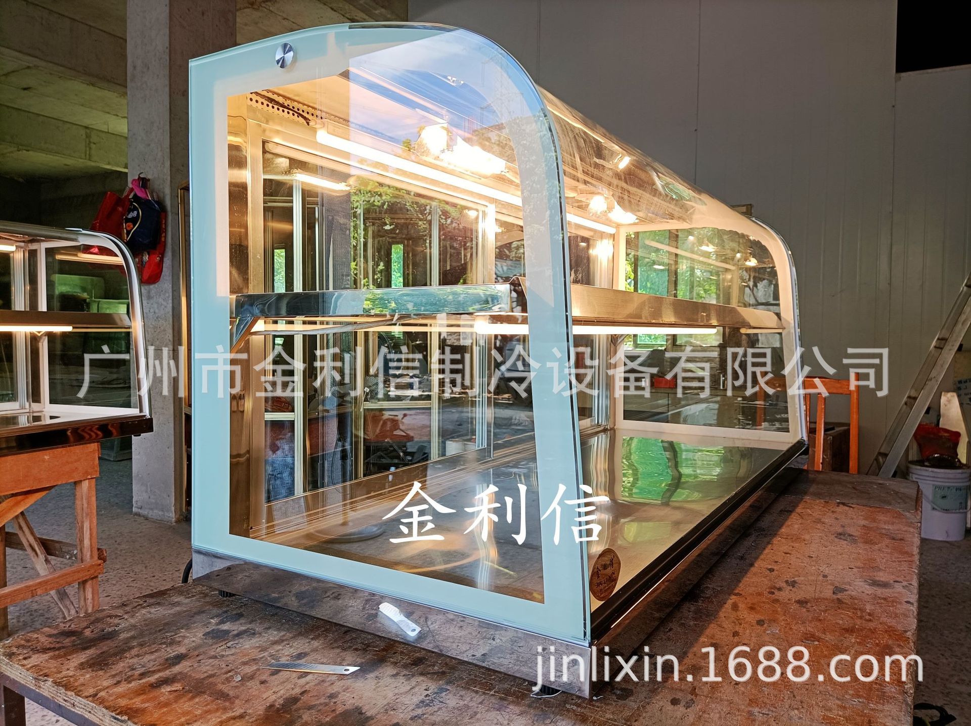 台式2层油炸熟食恒温电热保酥陈列展示柜不锈钢食品保温展示柜-阿里巴巴