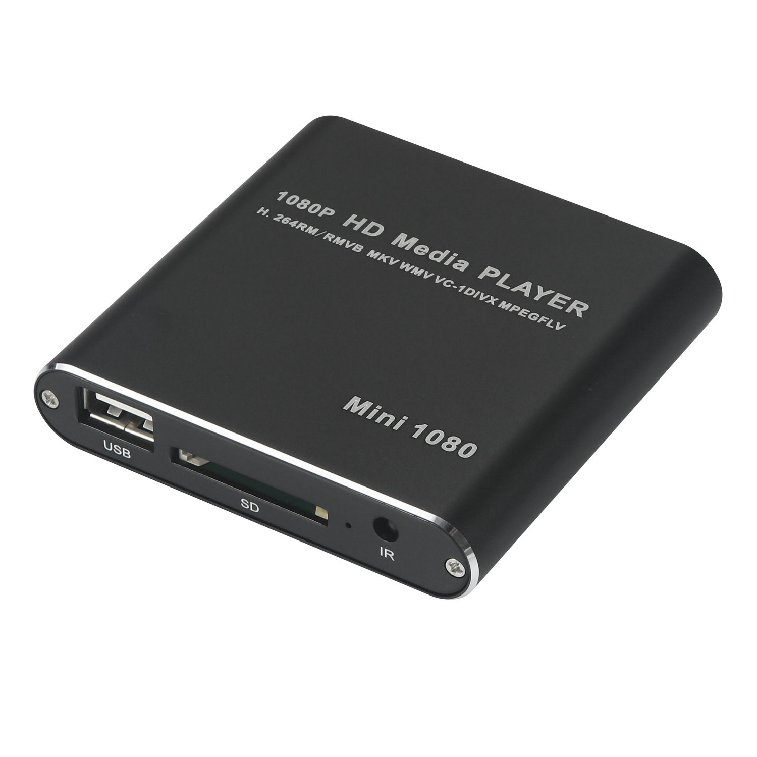 MINI 1080P Full HD Media USB HDD player SD/MMC card 播放器-阿里巴巴
