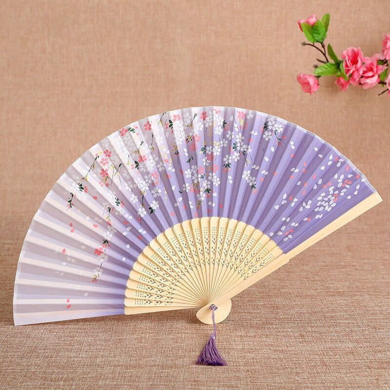 Chinese wind hanfu fairy princess folk dance folding fan women's ...
