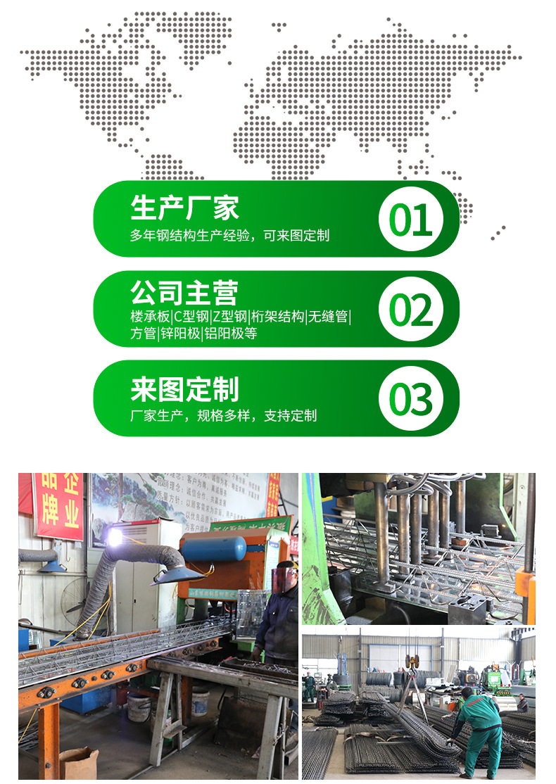 钢筋桁架楼承板TD2-70 TD3-90建筑钢结构楼承钢板厂家供应楼承板-阿里巴巴