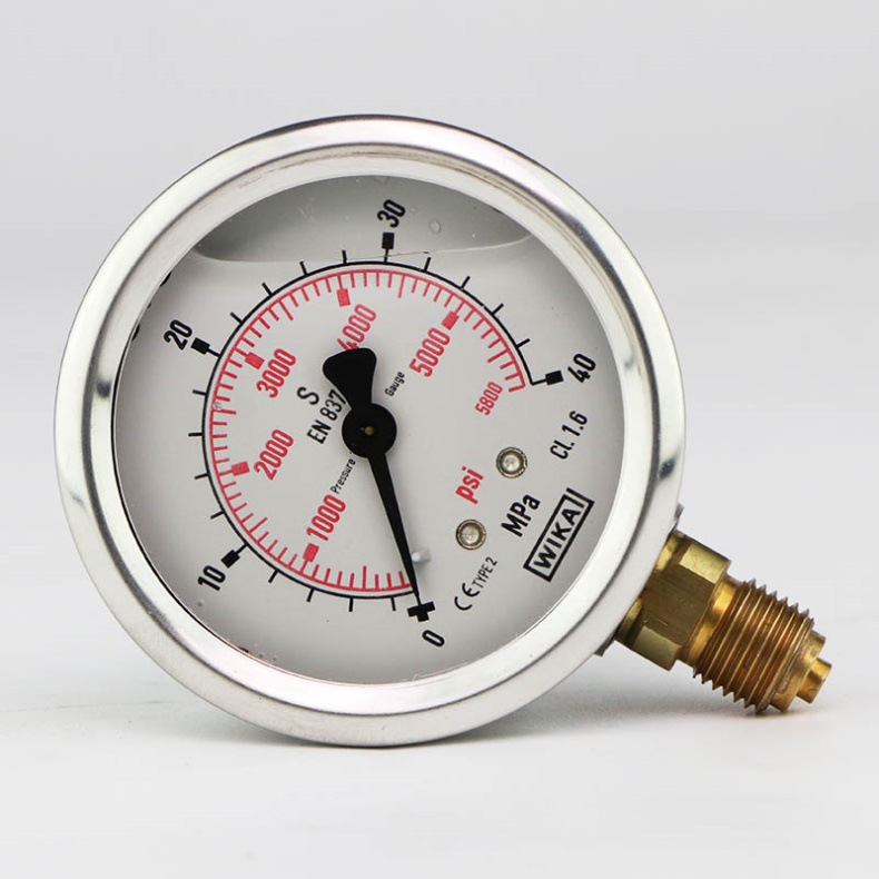 德国进口威卡WIKA压力表EN837-1耐震不锈钢测压液压表真空轴向表-阿里巴巴