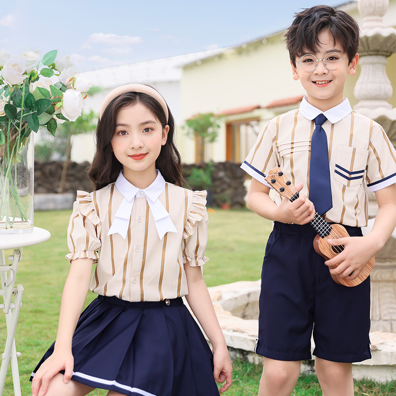 Kindergarten school performance uniforms for girls kids boys British school pupils jk class wind ...